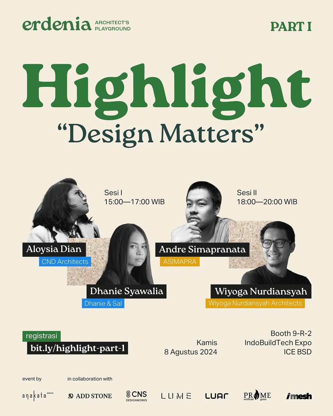 Dhanie Syawalia on Anakata Series: HIGHLIGHT Sessions at IndoBuildTech ...